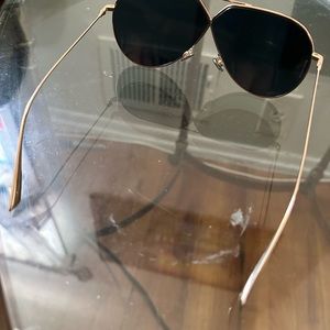 Dior | Accessories | Dior Bluegold Aviator Ladies Sunglasses | Poshmark